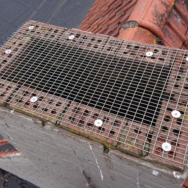 Plaatsing van inox roosters