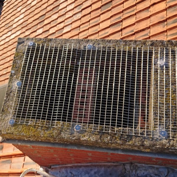 Plaatsing van inox roosters